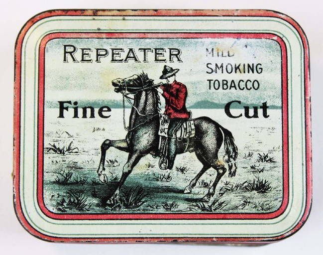 Repeater Round Corner Tobacco Tin
