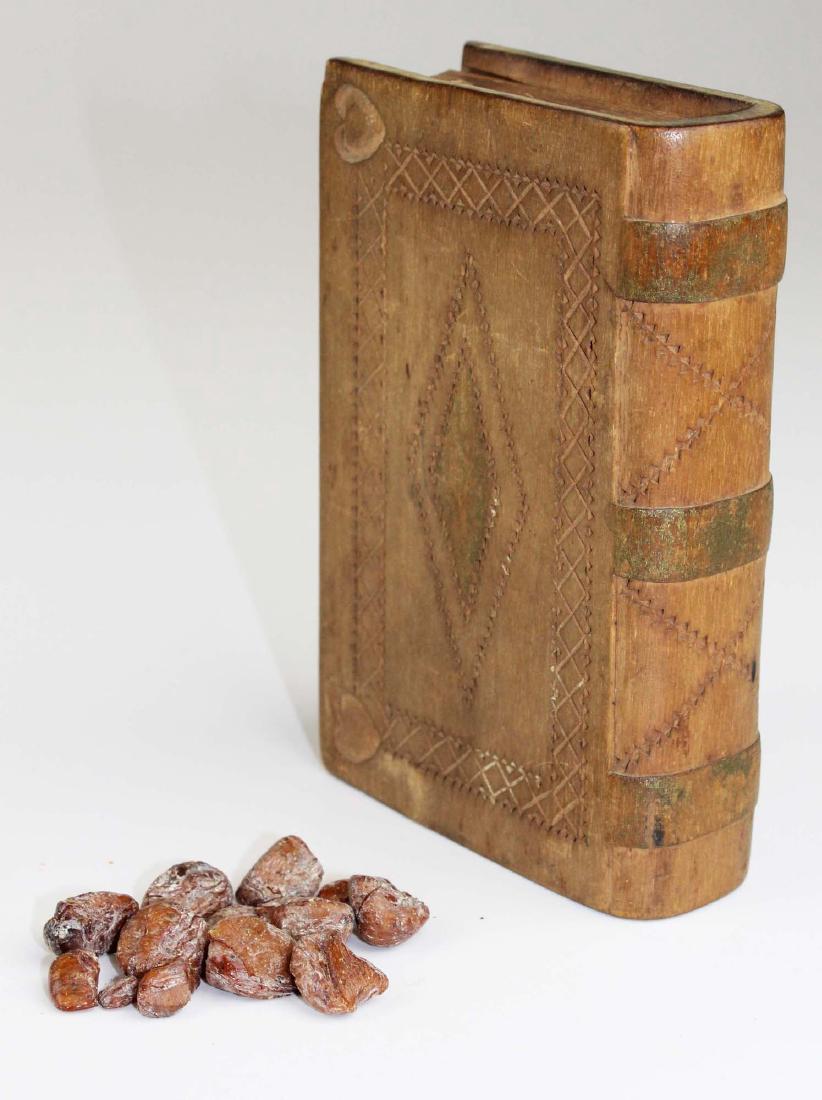 mid 19th c spruce gum box