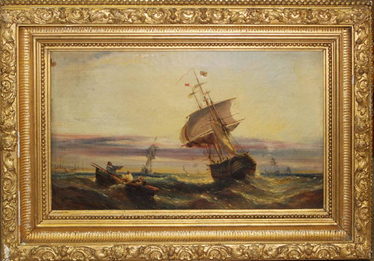 William Calcott Knell (en 1830 1880) Going Ashore