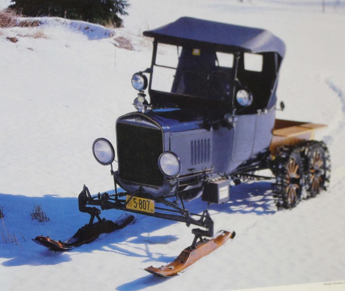 1923 Ford Model T Pickup With Snowmobile Kit