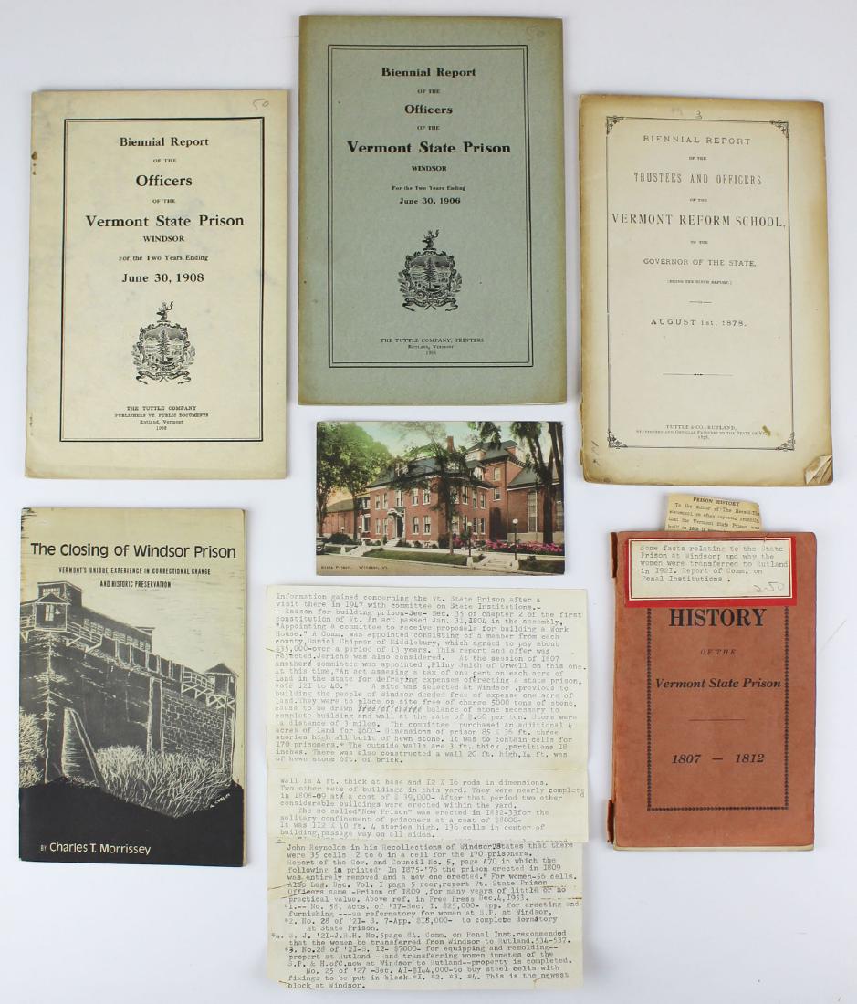 History of the Vermont State Prison