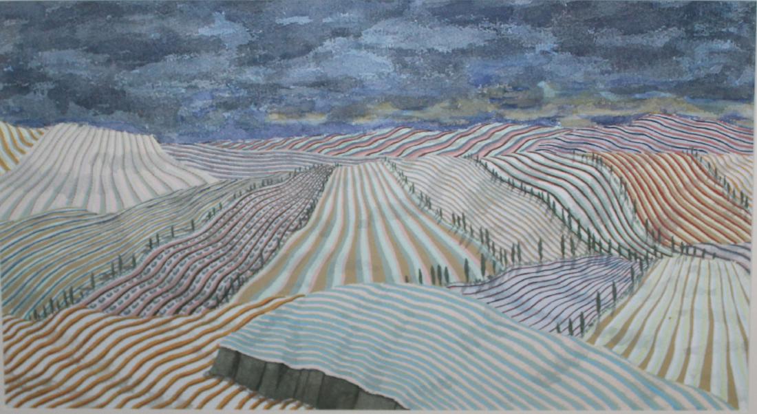 Richard Callner (am 20th C) Yugoslav Landscape