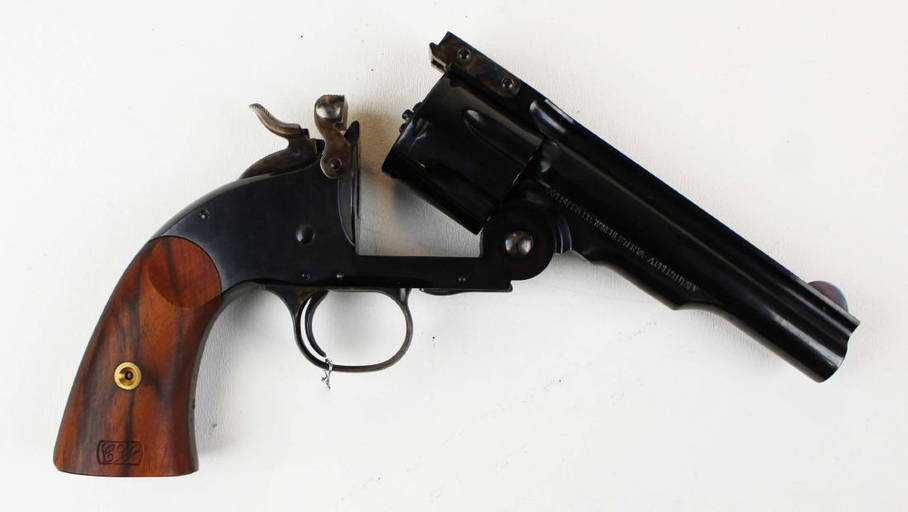 Uberti Schofield 45 Colt top-break revolver - Oct 27, 2018 | Merrill's ...