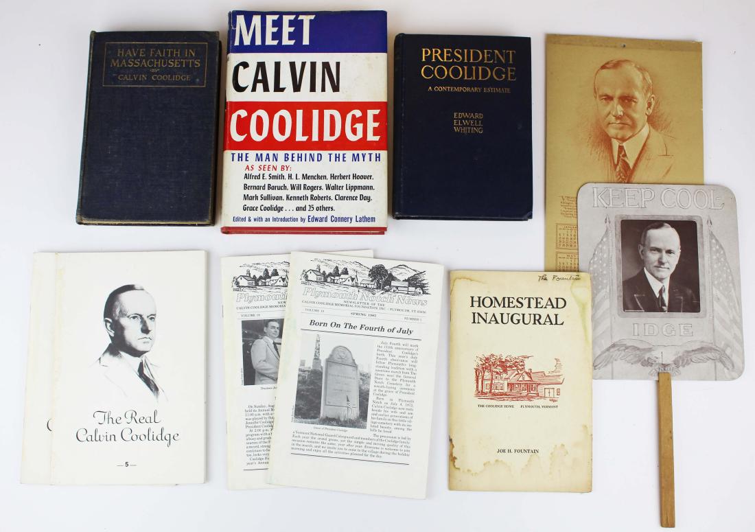 Lot Of Calvin Coolidge