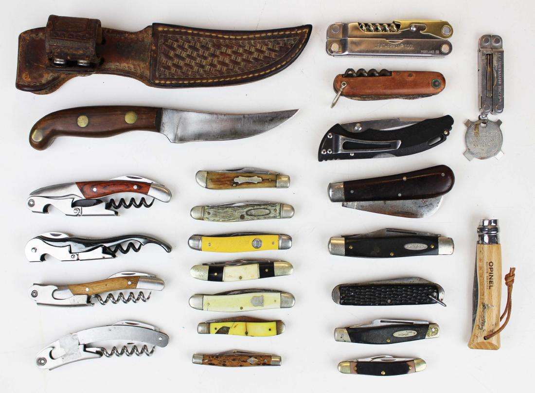 Lot of Pocket knives and Lee Jr Sheath Knife - May 24, 2019 | Duane ...