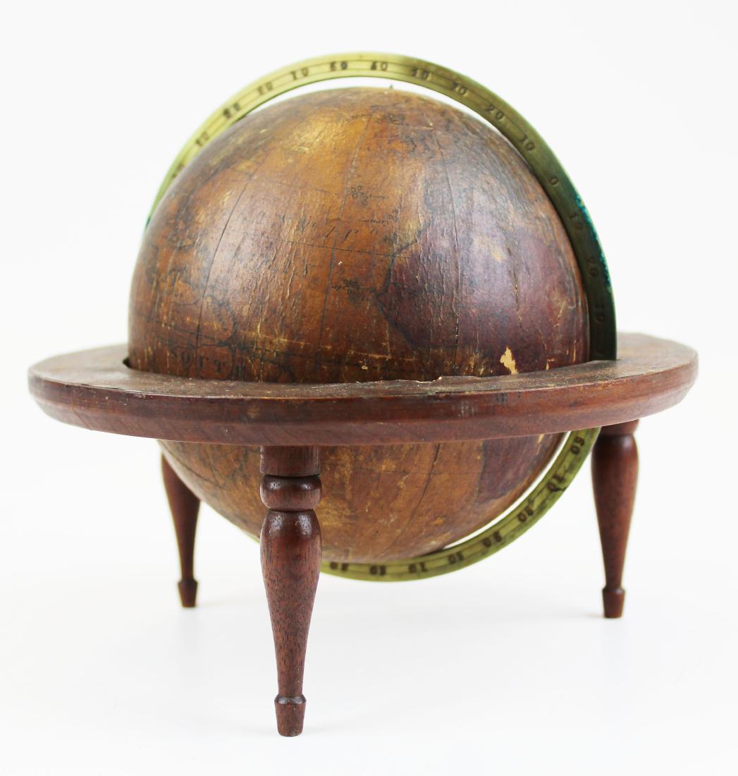 ca 1835 Murdock wooden globe on stand - Jun 21, 2019 | Duane Merrill ...