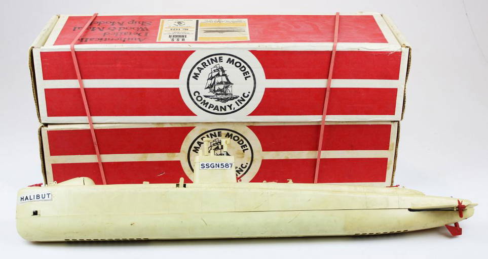 Ideal Uss Halibut, Marine Models Uss Trigger