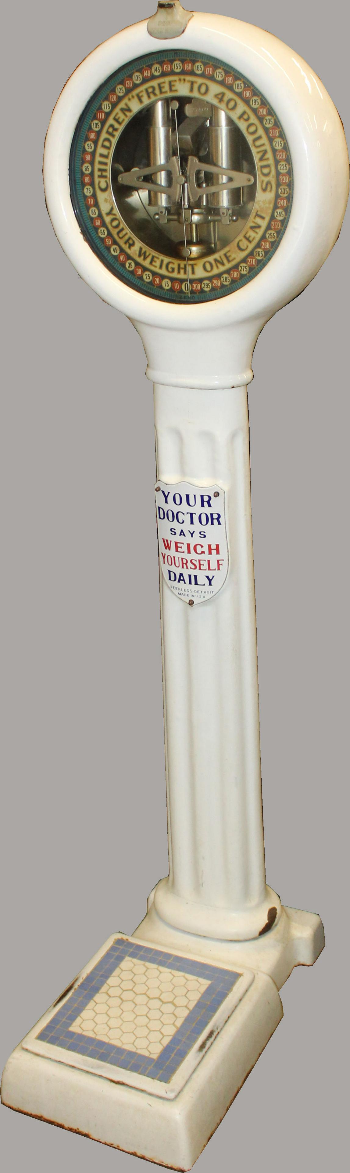 Peerless lollipop coin operated penny scale - Oct 18, 2019 | Merrill's ...