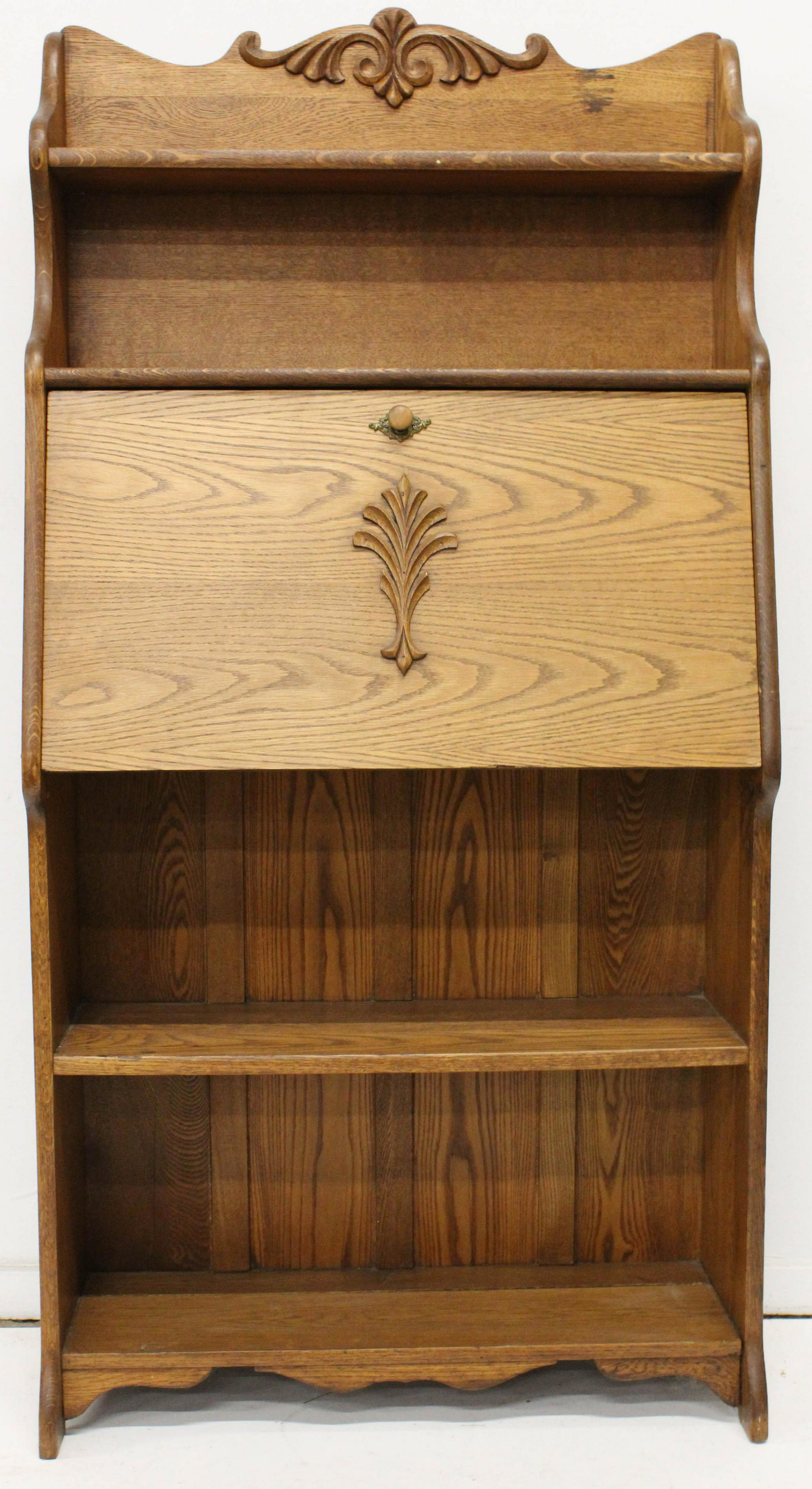Larkin Oak Drop Front Ladies Desk - Jan 25, 2020 | Merrill's ...