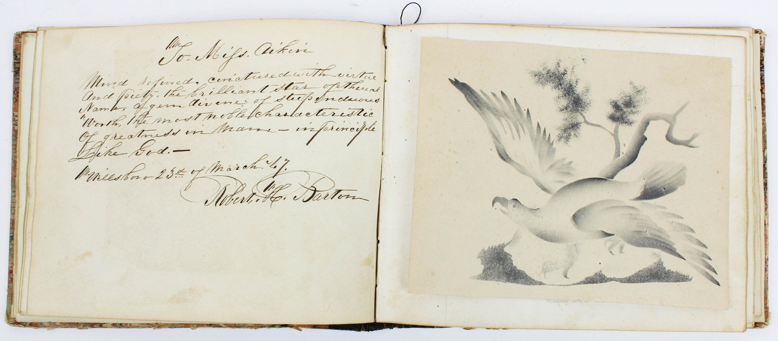 1847 Miss Elizabeth Aiken Remembrance Book - Mar 20, 2020 | Merrill's ...