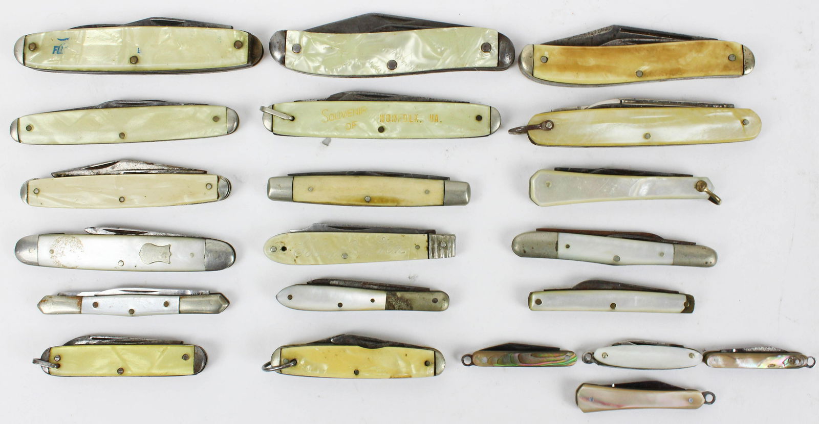 Group of mother of pearl pen and pocket knives - Mar 20, 2020 | Merrill ...