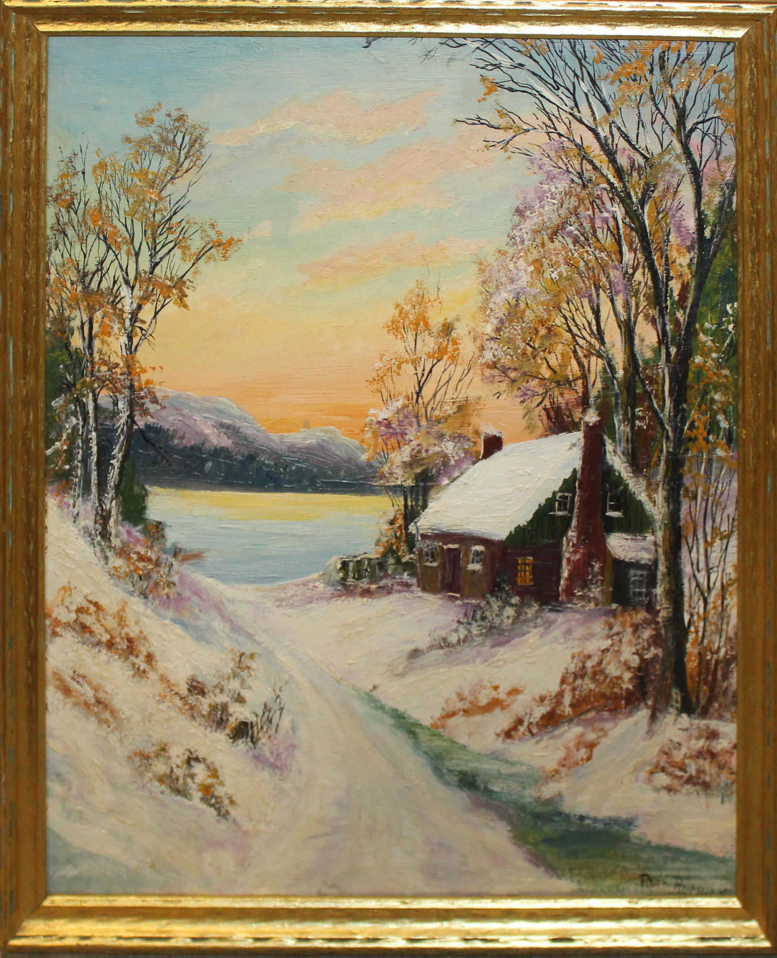 Ruth Rumney (NY 20thc) Cabin by the lake - Mar 20, 2020 | Merrill's ...