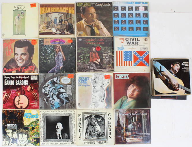 Vintage 33 Rpm Vinyl Incuding Francis Colburn