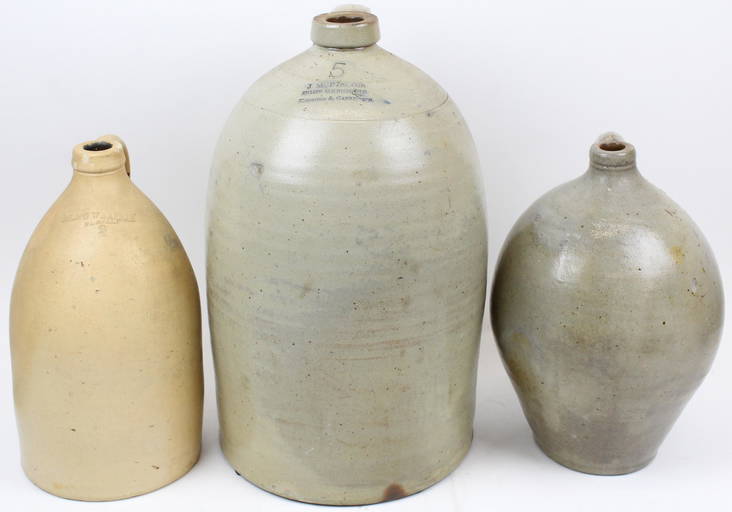 Three Stoneware Jugs