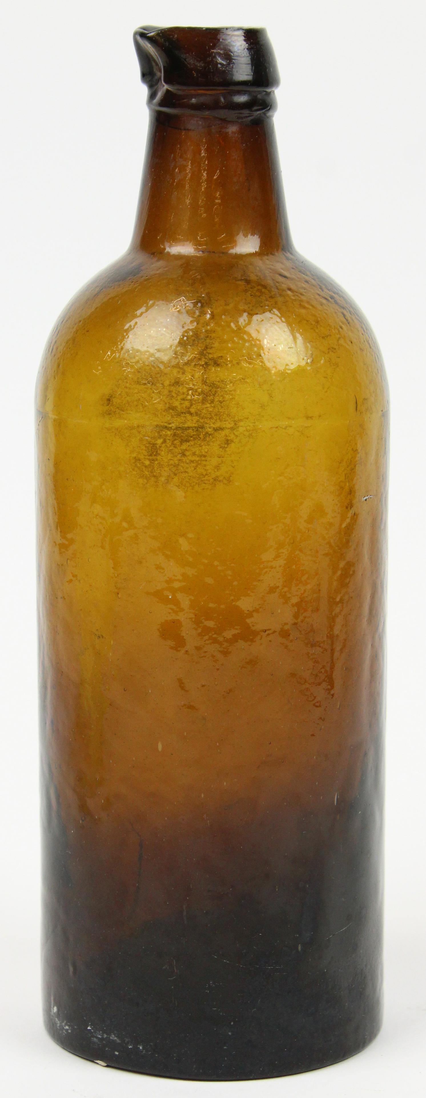 Stoddard Amber Open Pontil Master Ink Bottle