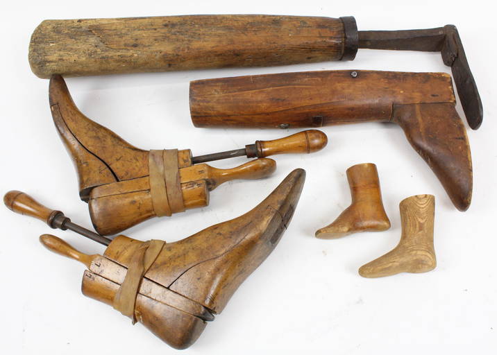 19th C Wooden Boot Stretchers