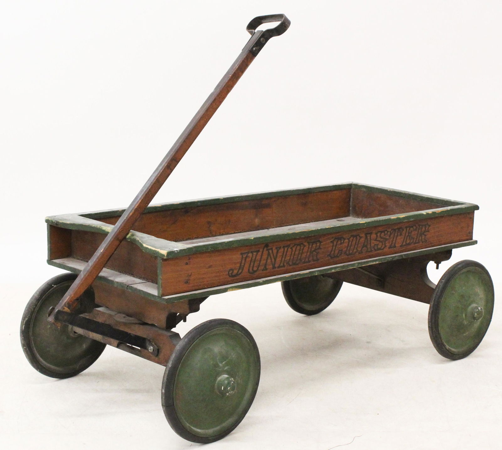 Early 20th C Wooden Junior Coaster Wagon