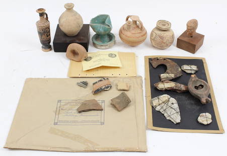 3 Ancient Greek Earthenware Pottery Fragments