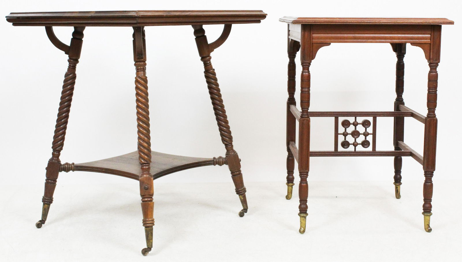 Two Victorian Parlor Tables