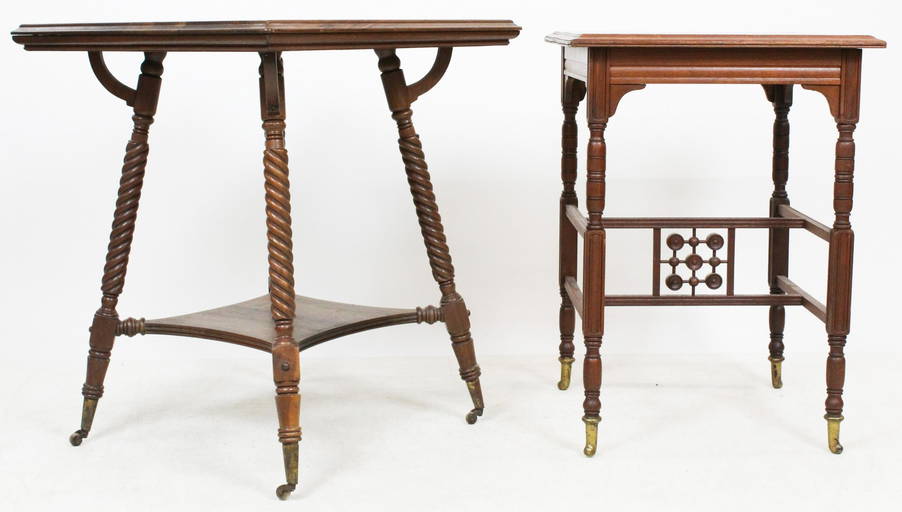 Two Victorian Parlor Tables