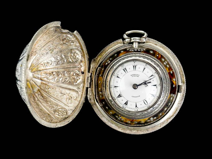 Edward Prior London Verge Fusee W/ Silver Case