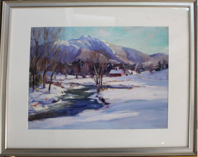 Eric Tobin (VT 1958-) Mansfield in Winter (#0178) on Jul 22, 2022 ...