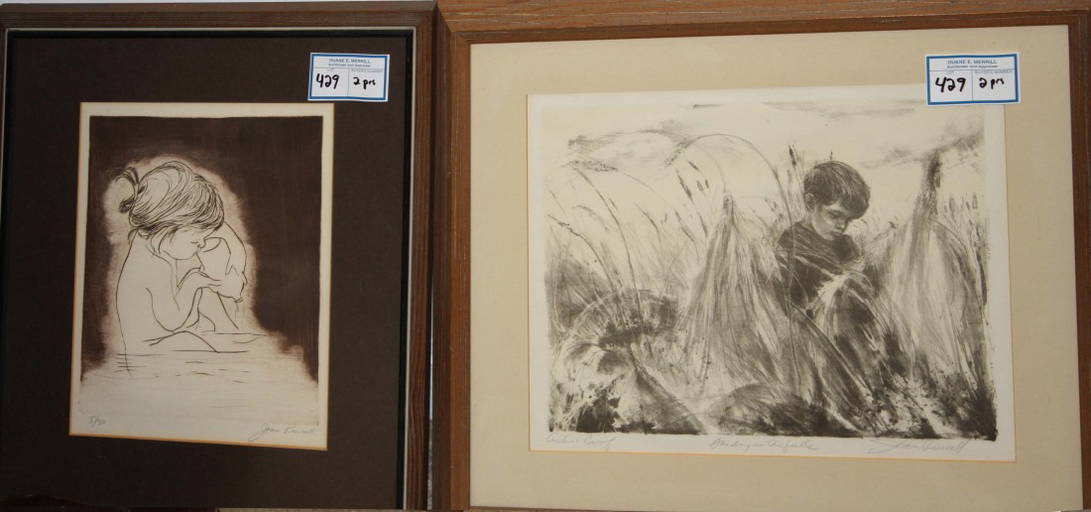 Two Joan Purcell Prints