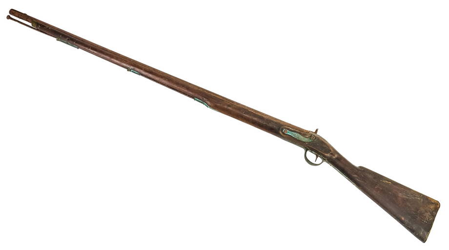 Ca 1810 British Musket With Tower Lock