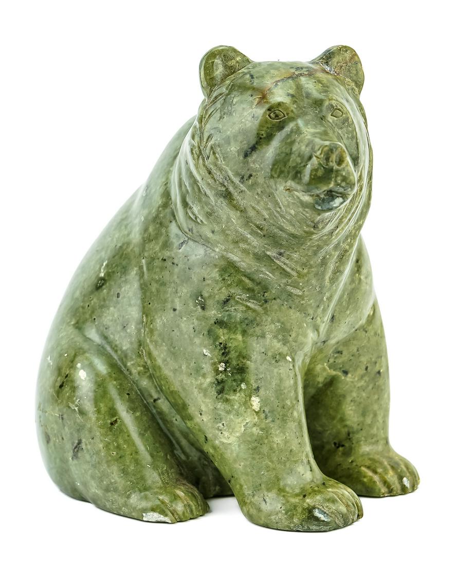 Inuit Greenstone Carving of a Bear - Jan 20, 2023 | Merrill's ...