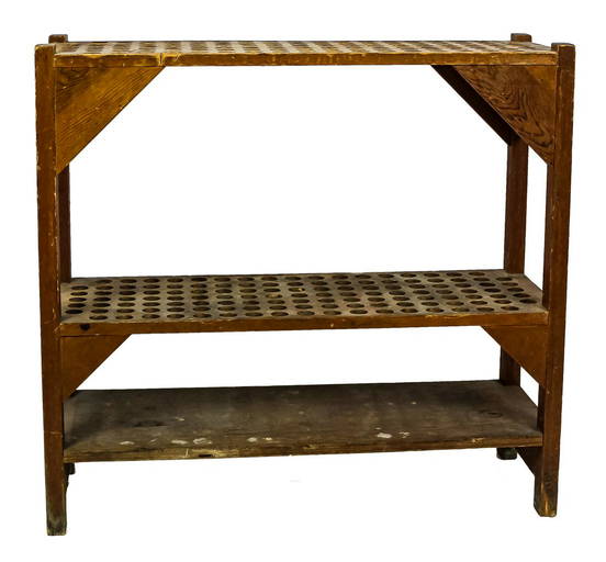 19th C Country Store Walking Cane Display Rack