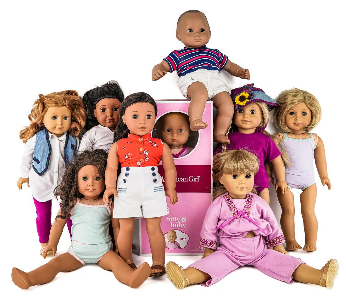 9 American Girl Modern Vinyl Dolls - Mar 31, 2023 | Merrill's ...