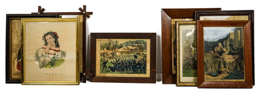 The First Care, The Young Mother Currier & Ives, F