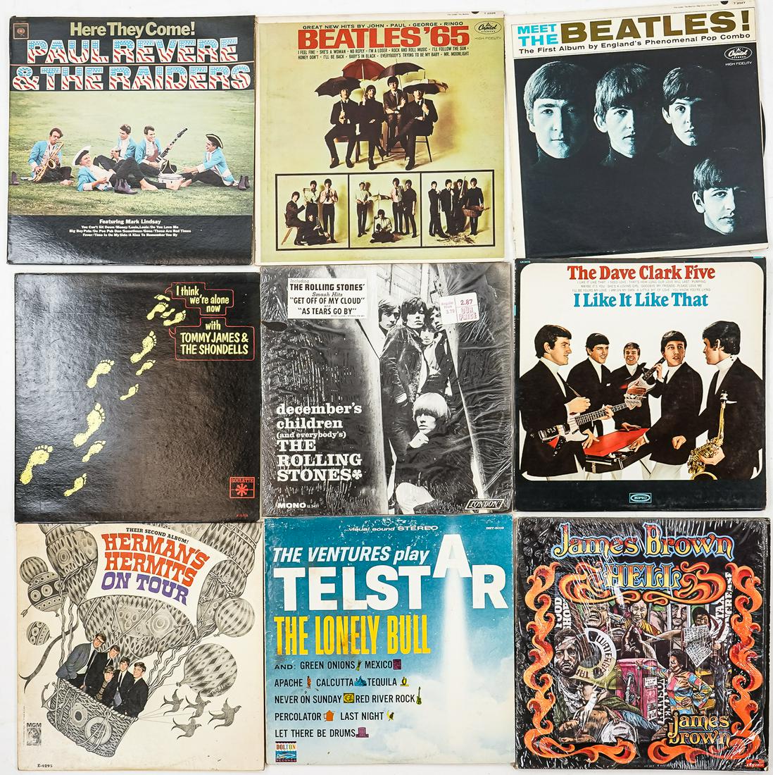 Group Of Vinyl Lp Record Albums
