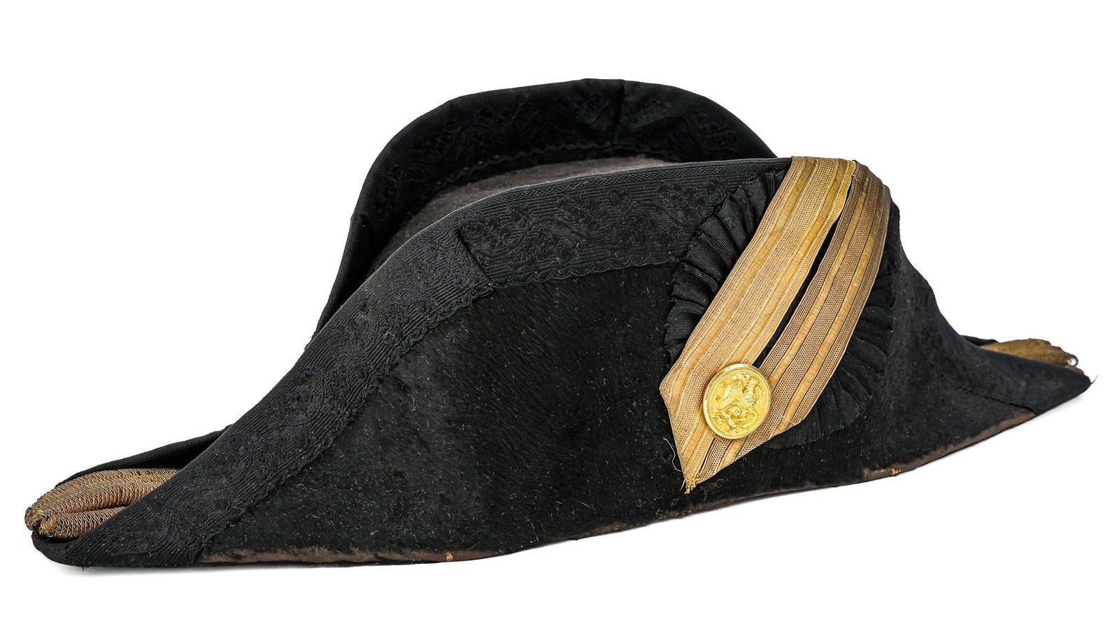 19th C Us Navy Bicorn Hat With Case Auction
