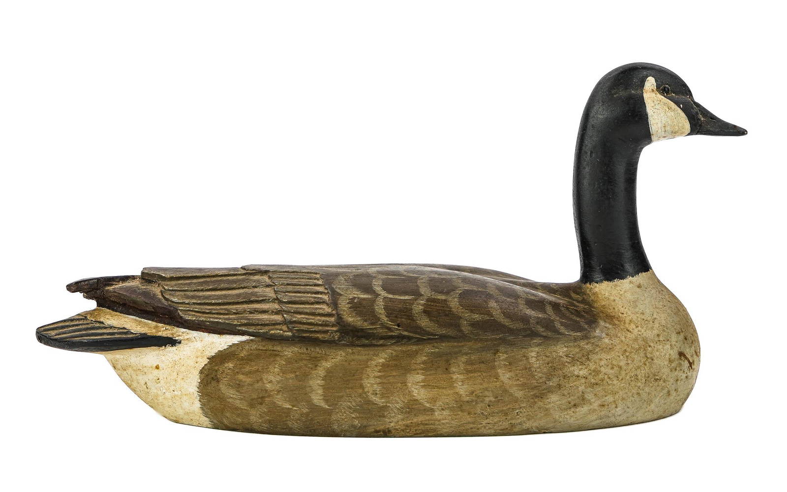 Fine Carved & Painted Miniature Canadian Goose Auction