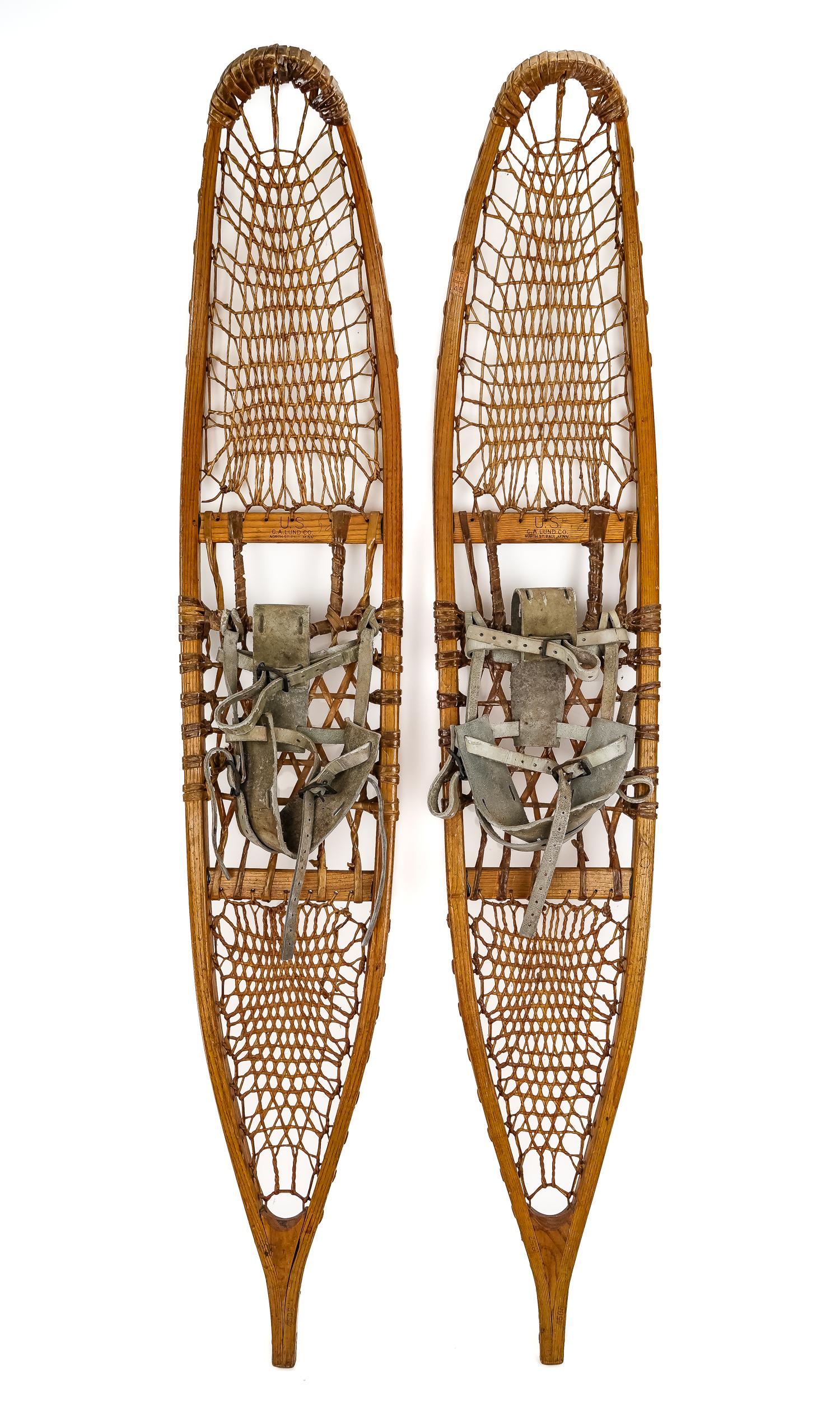 1952 Us Army C A Lund Snowshoes Auction