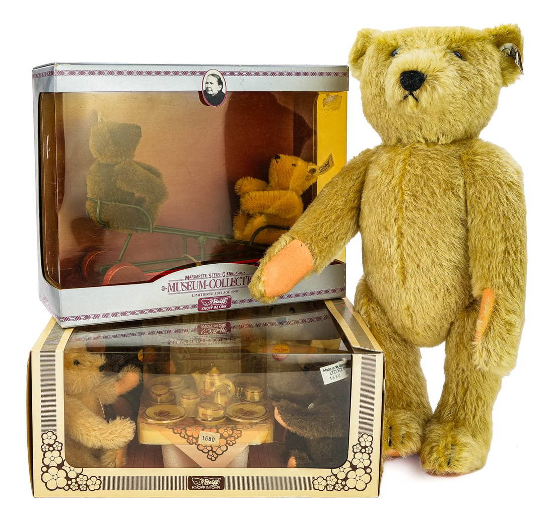 Steiff Bears In Original Boxes Auction