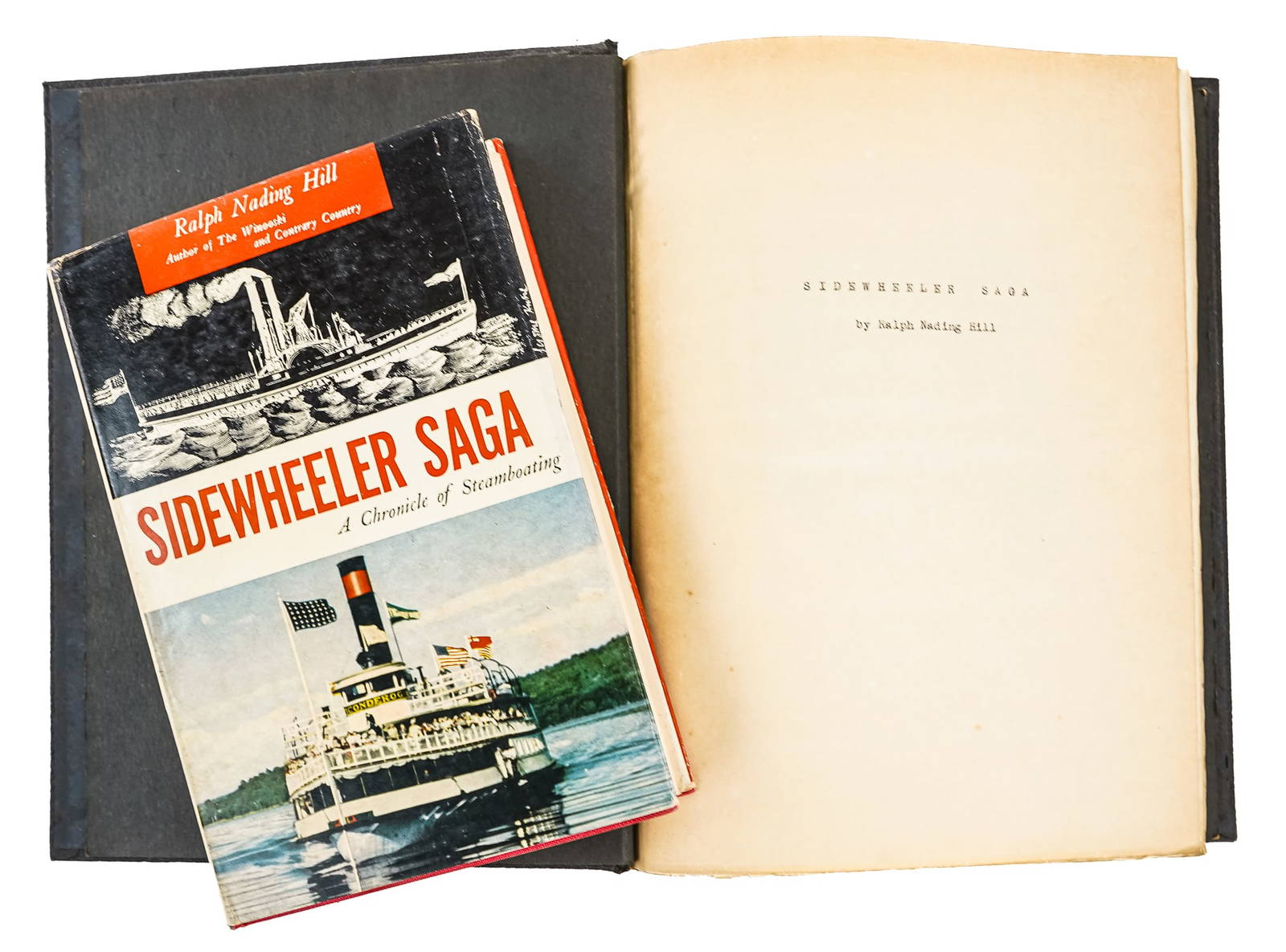 Ralph Nading Hill- The Sidewheeler Saga Manuscript Auction