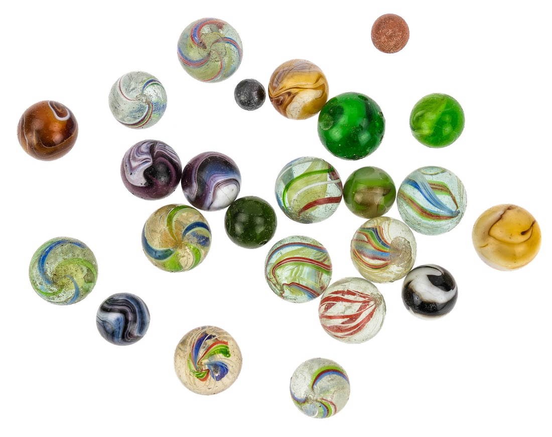 Swirl Marbles Auction