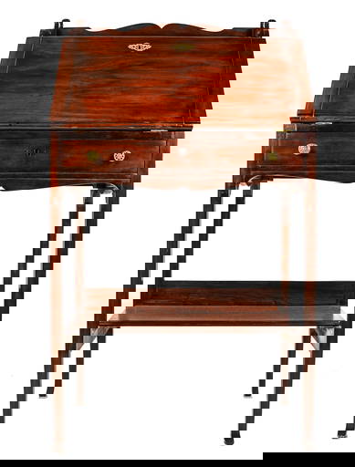 Custom Mahogany Drop Front Writing Desk