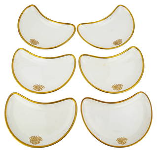 10 Morgan Family Minton Dinner Plates Auction