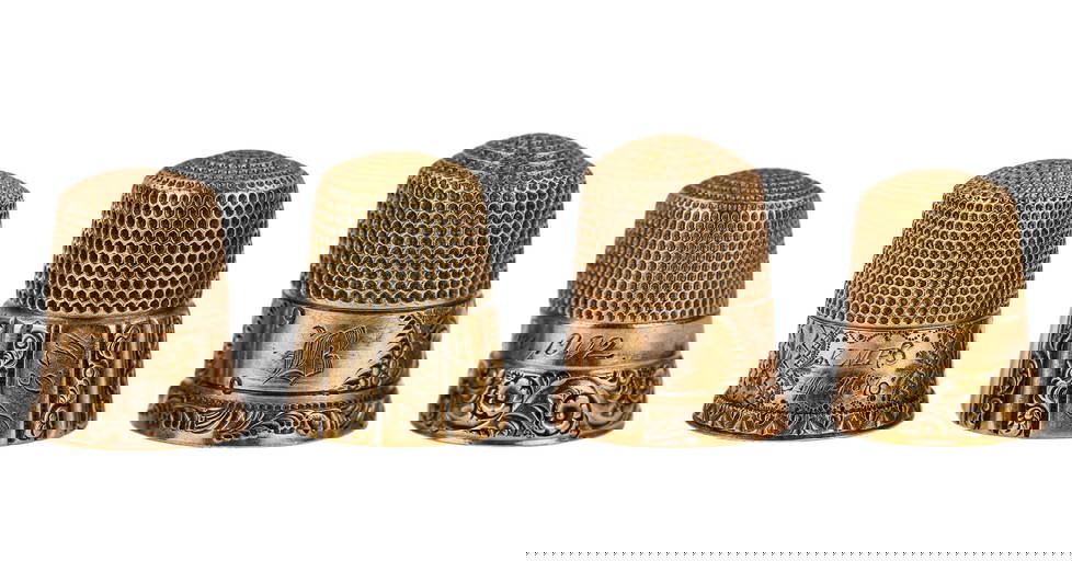 Victorian Gold Thimbles