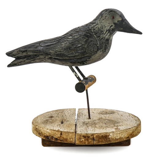 Mid 20th C Carving Of A Crow