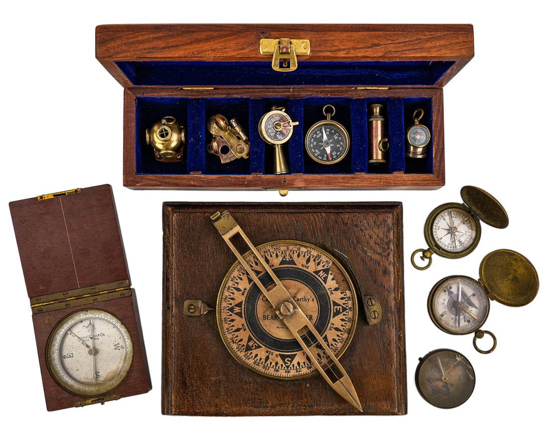 Bearing Finder, Nautical Devices, Compasses Auction