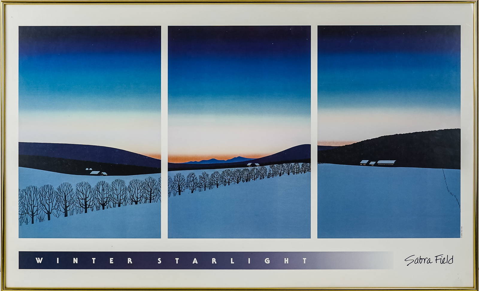 Sabra Field (vt 1935-) - Winter Starlight Poster Auction