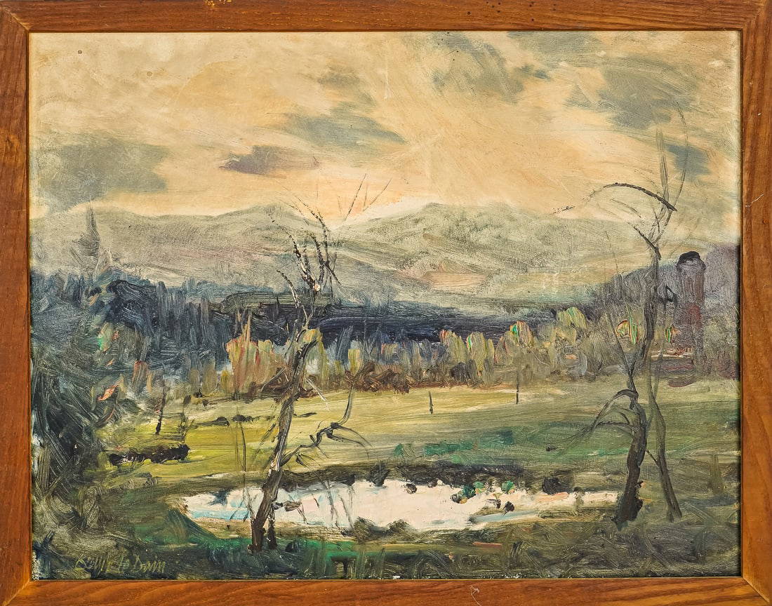 Bruce Ledain (ca 1928-2000) Stormy Day Auction