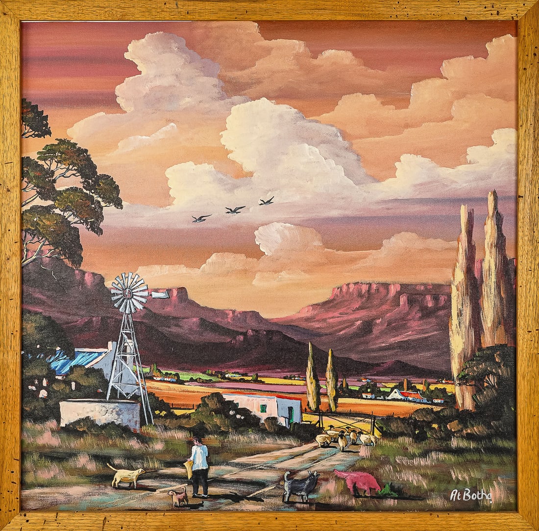 At Botha (sa 1947 ) Southwestern Landscape