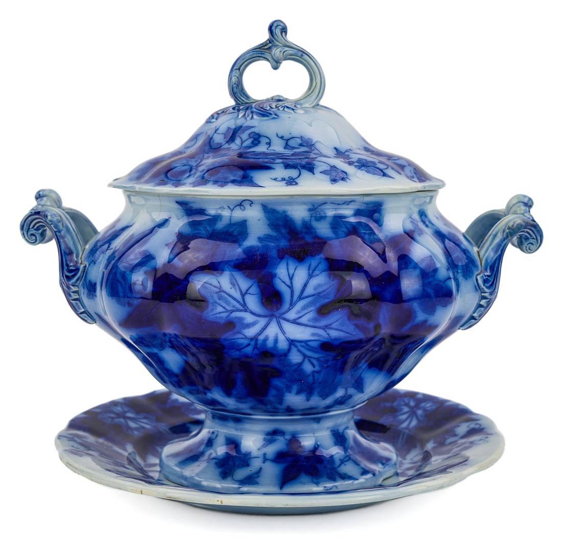 Flow Blue Soup Bowls for Sale at Auction