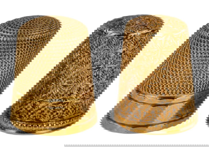 2 14k Yellow Gold Thimbles
