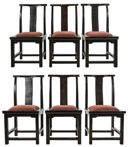 Six Contemporary Chinese Dining Chairs
